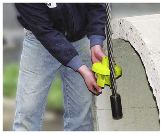 3/4" X 5 Ft Wire Rope Sling Wear Resisting With The Tea Cup Pip Carrier