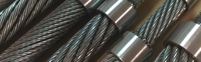 Swaged Steel Wire Rope K6 X 26WS IWRC Linear Contact Processing For ...