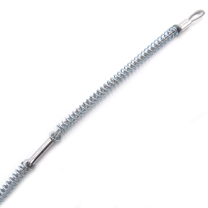 10mm Spring Through Stainless Wire Rope Sling Whips Check Safety Cable